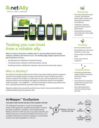 NetAlly Product Family Brochure | PDF
