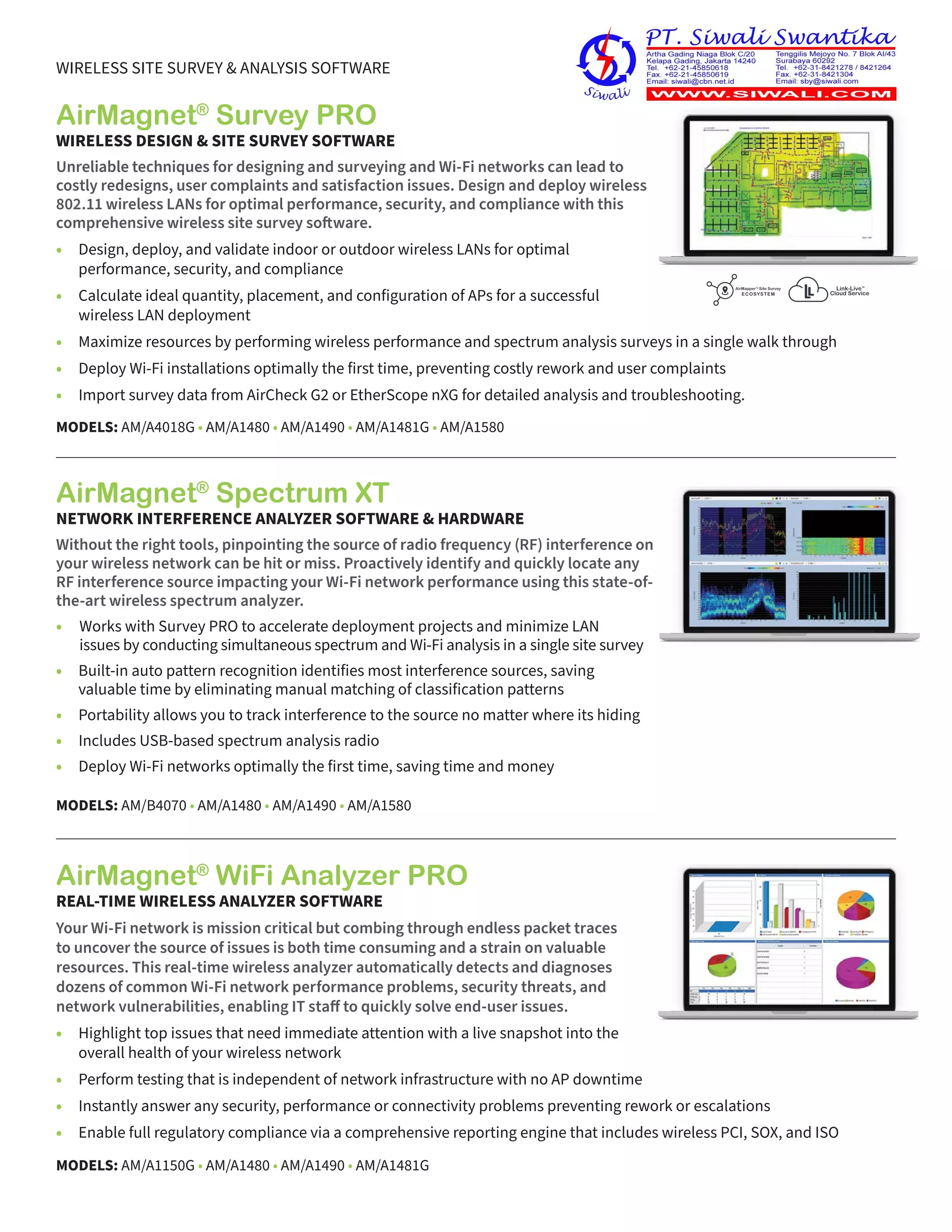 NetAlly Product Family Brochure | PDF
