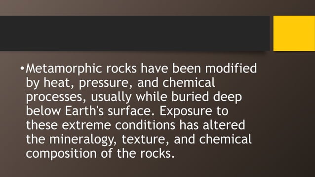 Metamorphic rocks | PPT