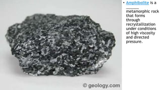 Metamorphic rocks | PPTX