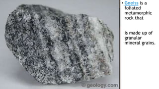 Metamorphic rocks | PPTX
