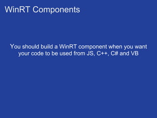 Ciklum .NET Saturday Relationship between .Net and WinRT | PPT