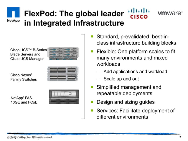 Joint NetApp and Cisco Solutions for SAP: FlexPod and HANA | PPT