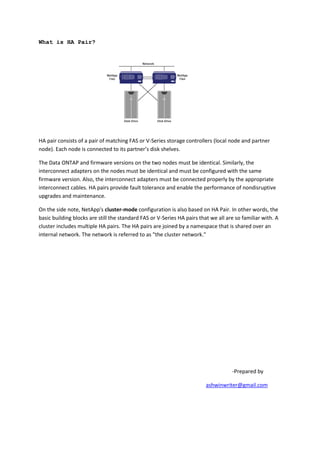 NetApp cluster failover giveback | PDF