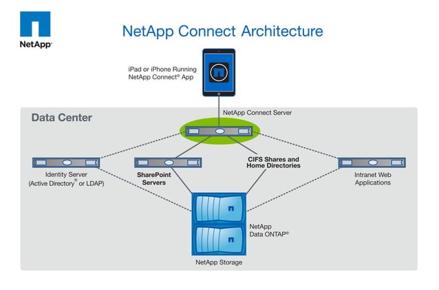 NetApp Connect Architecture Graphic | PPT