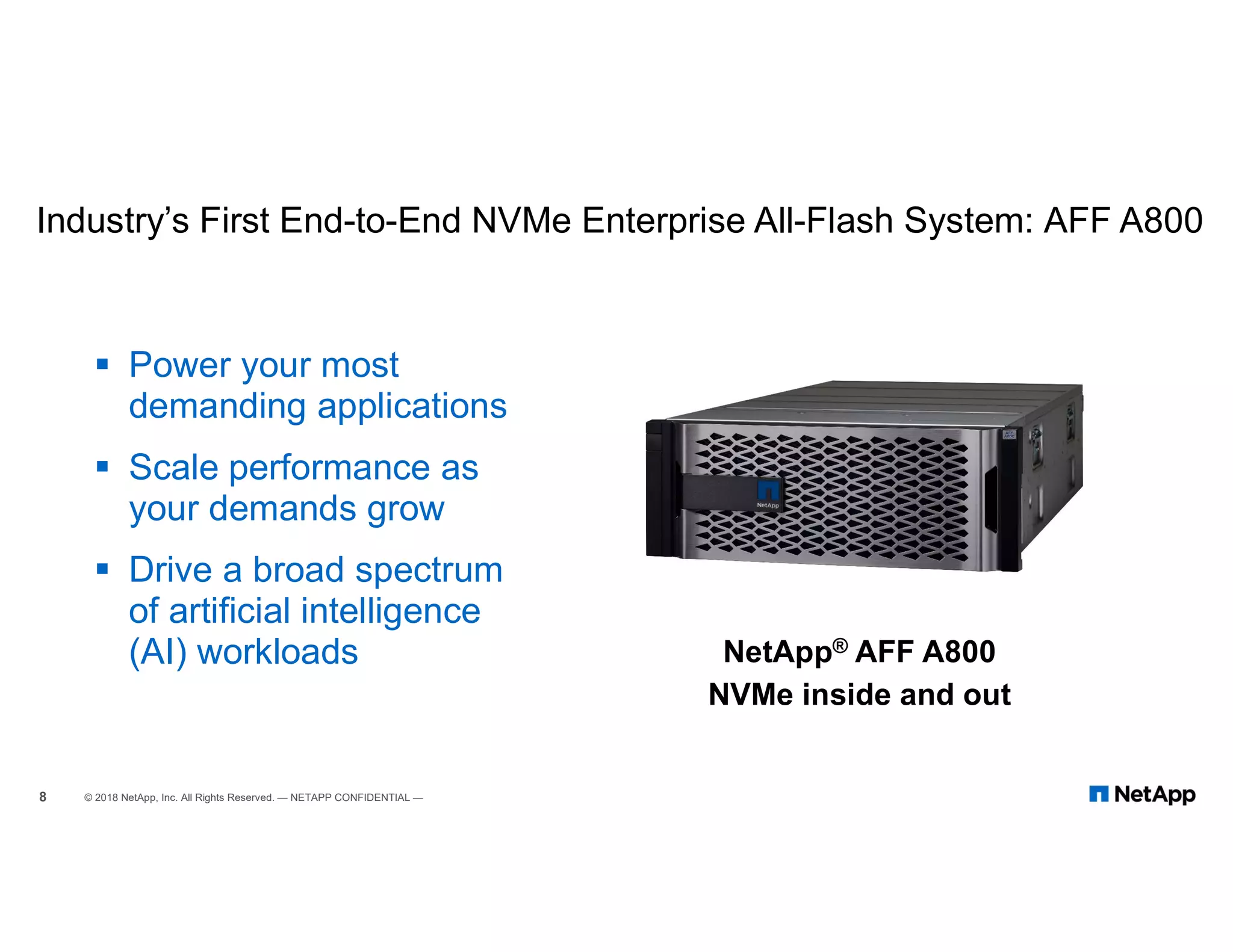 NetApp enterprise All Flash Storage | PDF