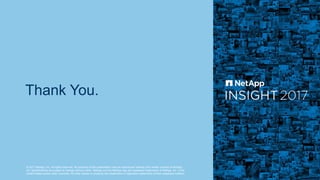 NetApp IT Uses NetApp Manageability SDK to do More Than Configuration Tasks | PPT