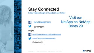NetApp IT Uses NetApp Manageability SDK to do More Than Configuration Tasks | PPT