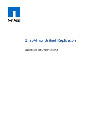 Netapp snapmirror unified_replication_v1.2-lab_guide | PDF | Databases | Computer Software and ...