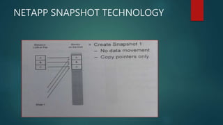 Snapshot technology Netapp storage | PPTX