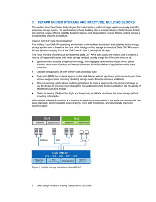 Net App Unified Storage Architecture | PDF | Data Storage and Warehousing | Computing