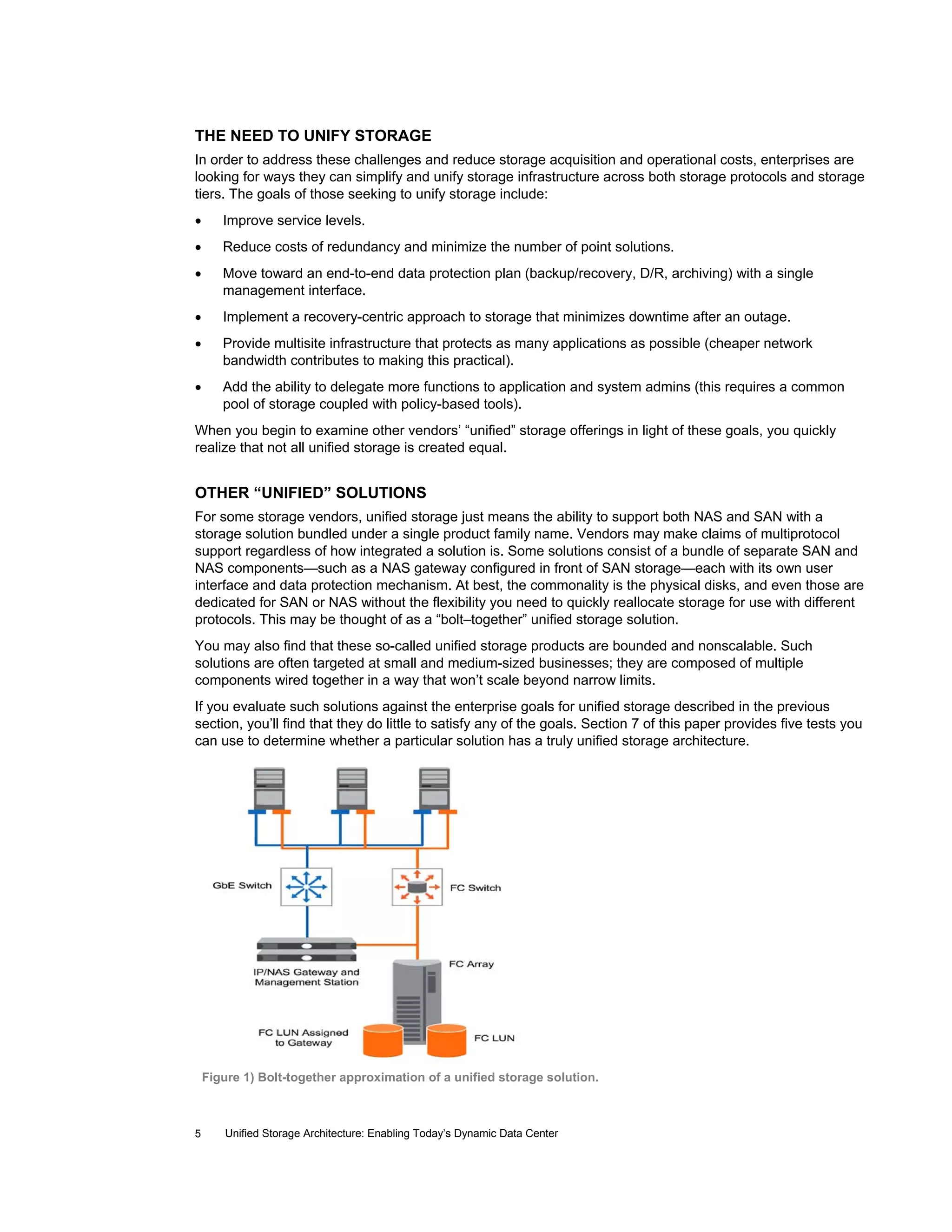 Net App Unified Storage Architecture | PDF
