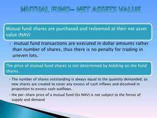 Net assets value of mutual fund | PPTX