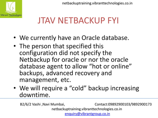 Netbackup training-course-navi-mumbai-netbackup-course-provider-navi ...