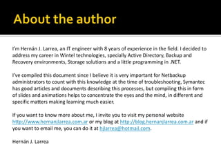 Netbackup 6.5 backup process | PPT