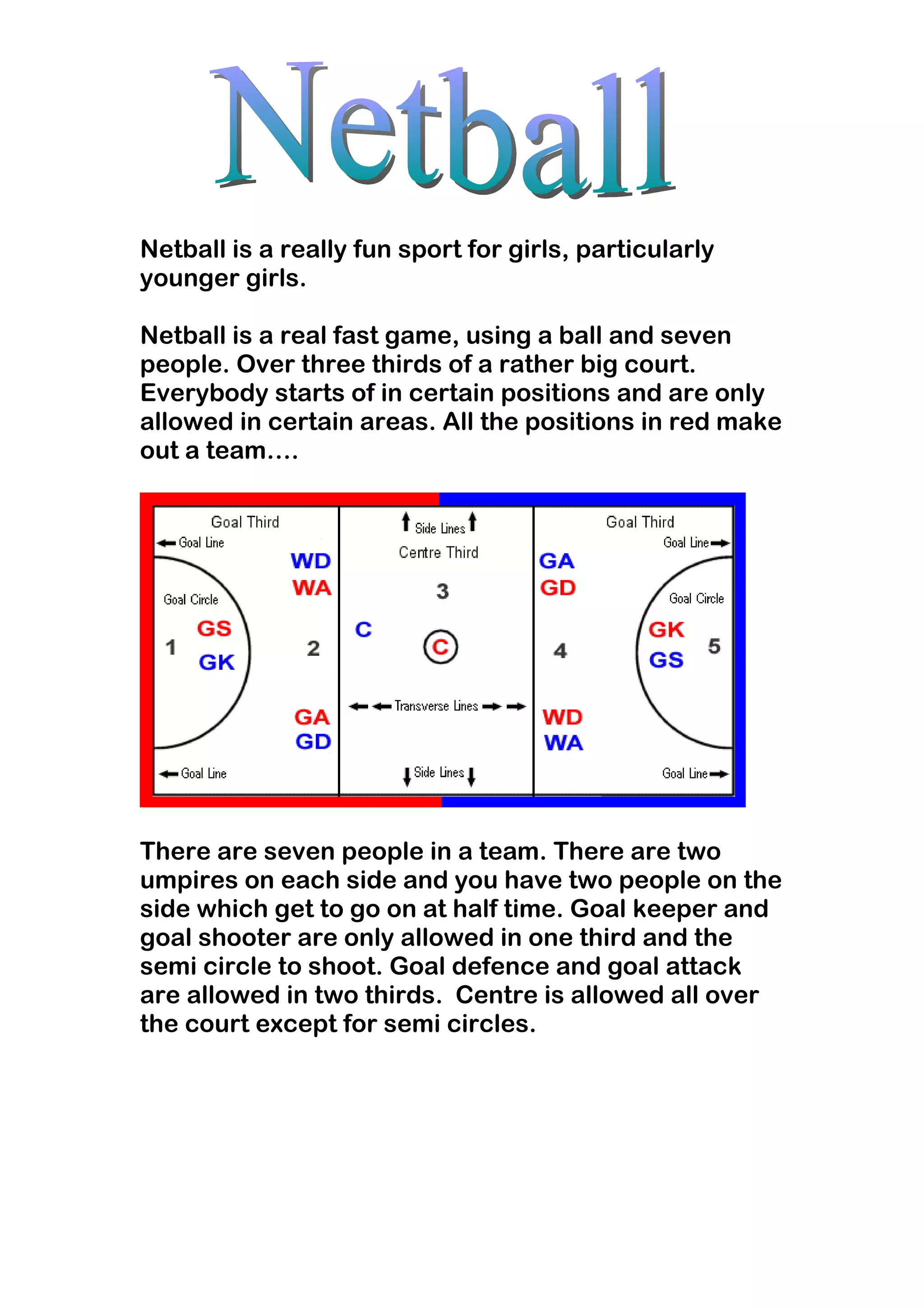 Netball | PDF