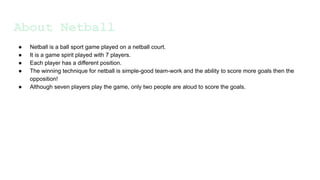 Netball ) | PDF