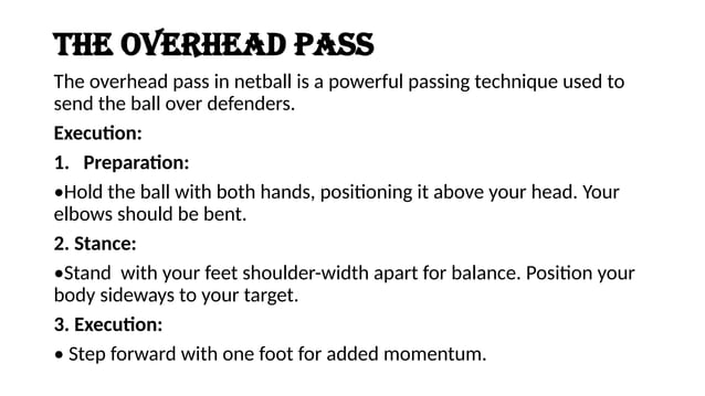 Fundamentals, rules, principles of Netball.pptx | Participant Sports ...