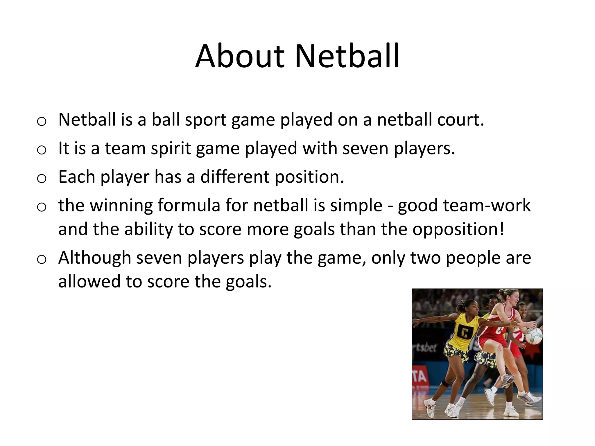 Netball powerpoint | PPTX