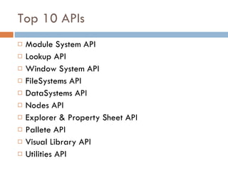 Netbeans IDE & Platform | PPT