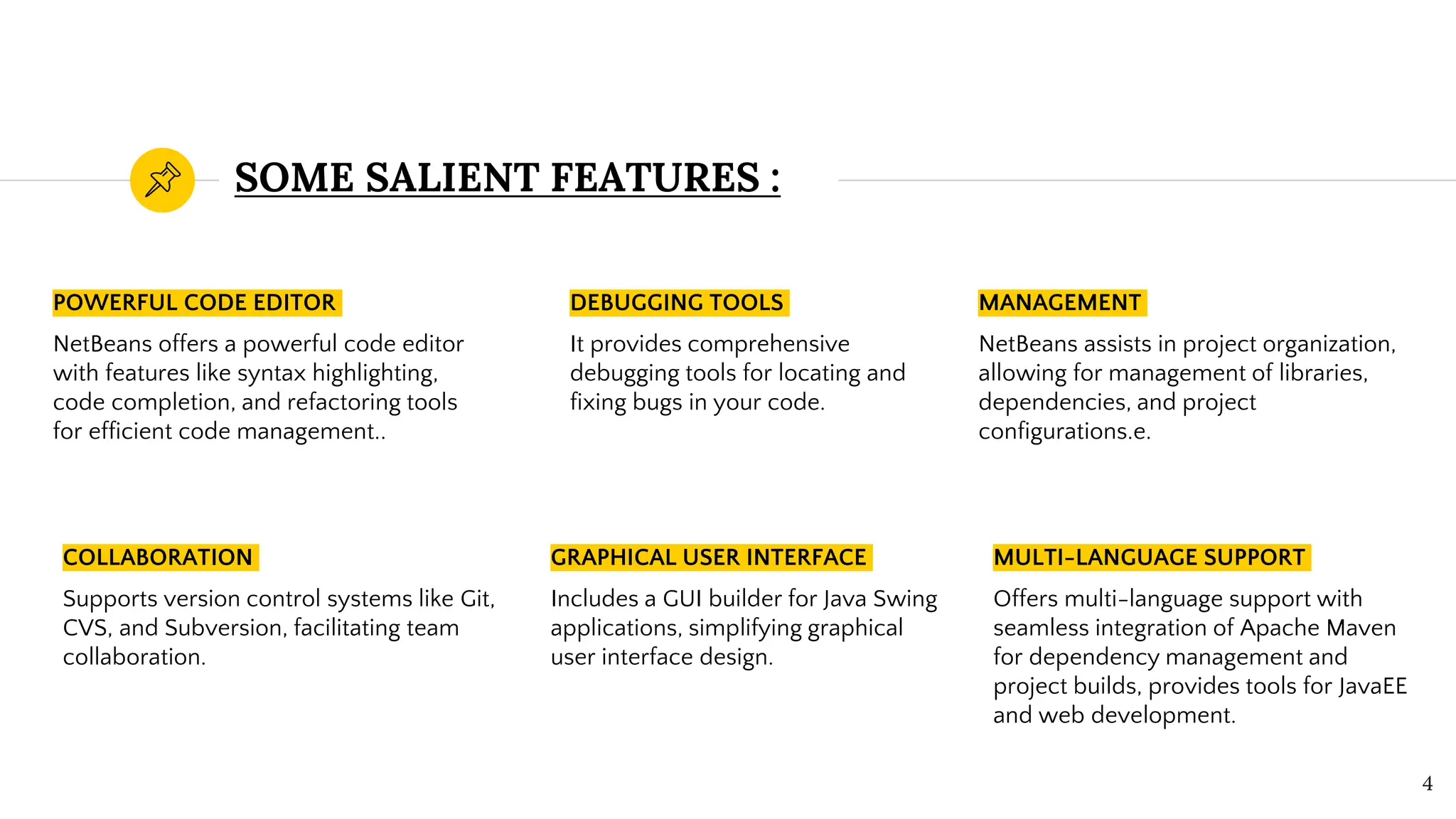 NetBeans : Java IDE Expertise Unleashed. | PPTX