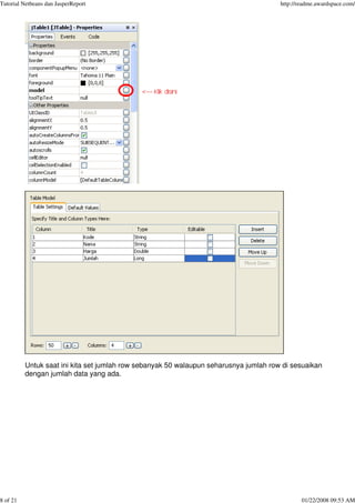 Netbeans jasper-tutorial | PDF