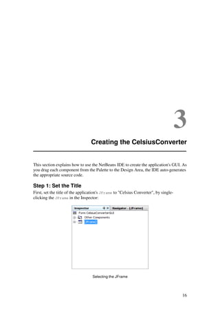Netbeans gui tutorial | PDF