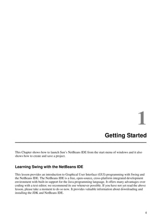 Netbeans gui tutorial | PDF