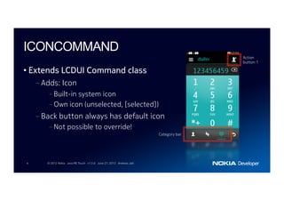NetBeans with Nokia SDK 2.0 for Java | PPT