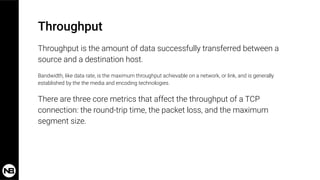 NetBeez - Impact of packet loss and latency on throughput | PPT