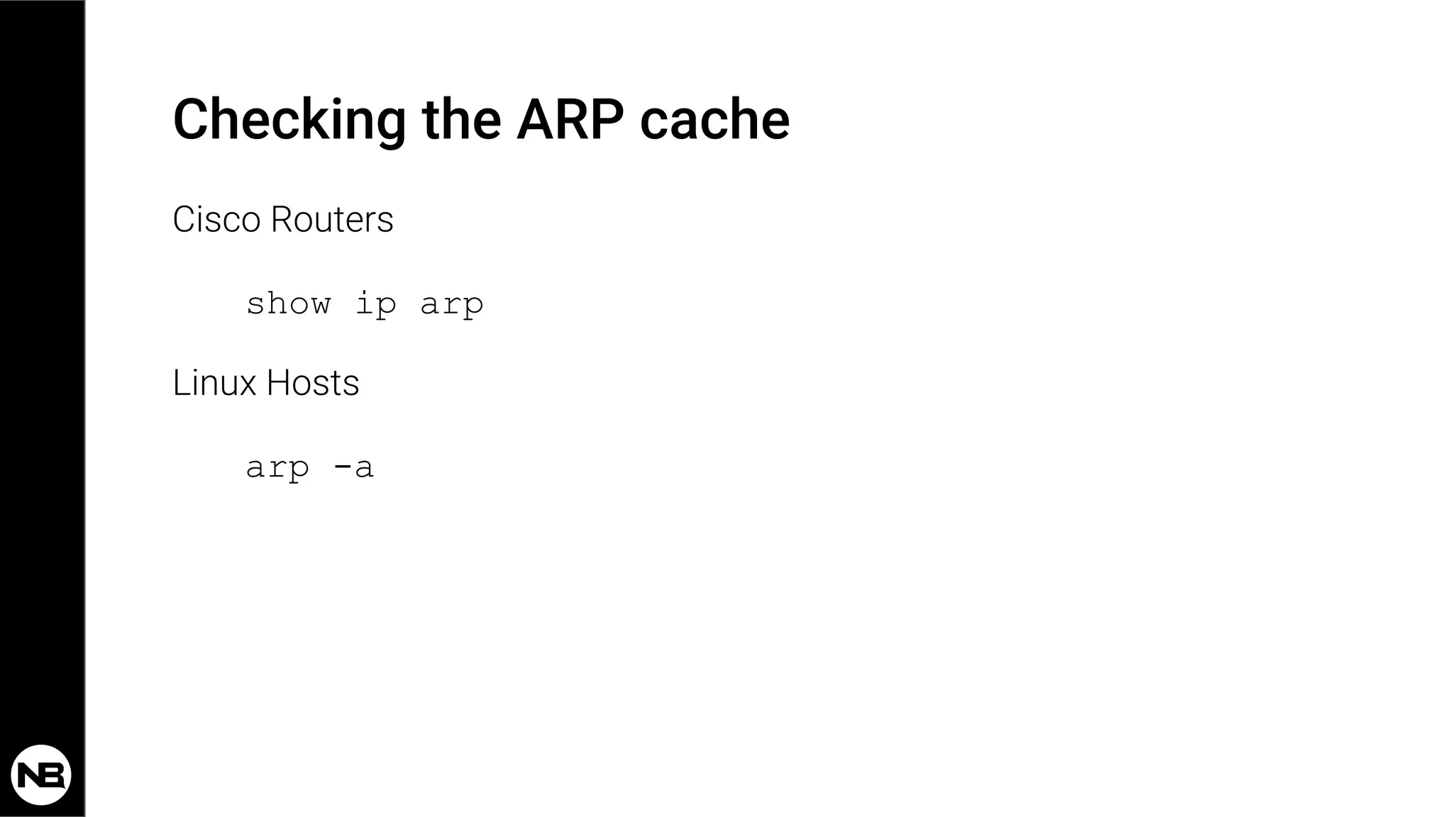 NetBeez - What's the ARP cache | PPT