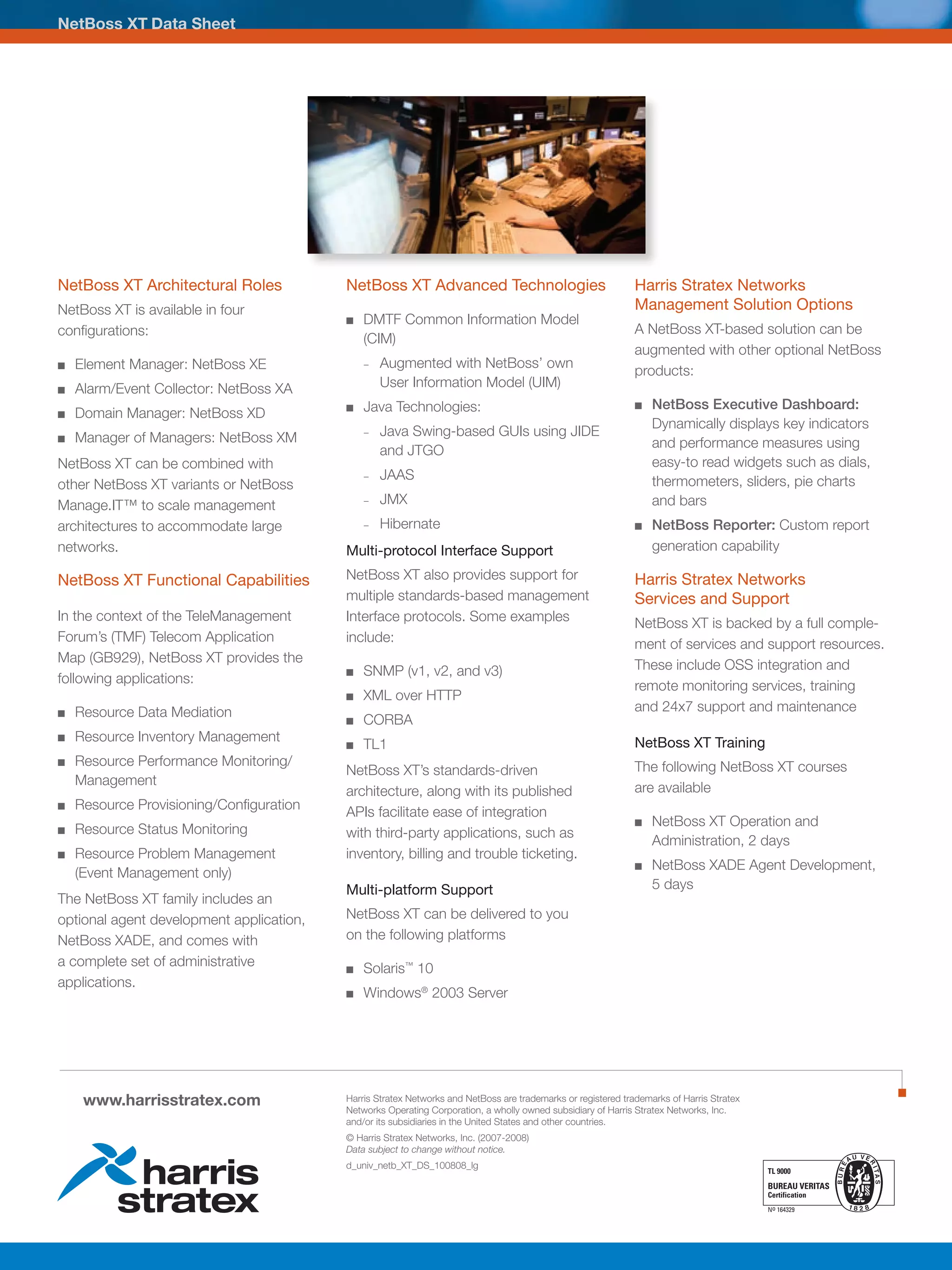 Net boss xt datasheet | PDF