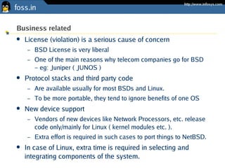 NetBSD and Linux for Embedded Systems | PPT