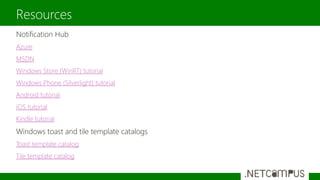 AZURE NOTIFICATION HUB | PPT