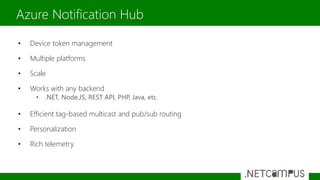 AZURE NOTIFICATION HUB | PPT