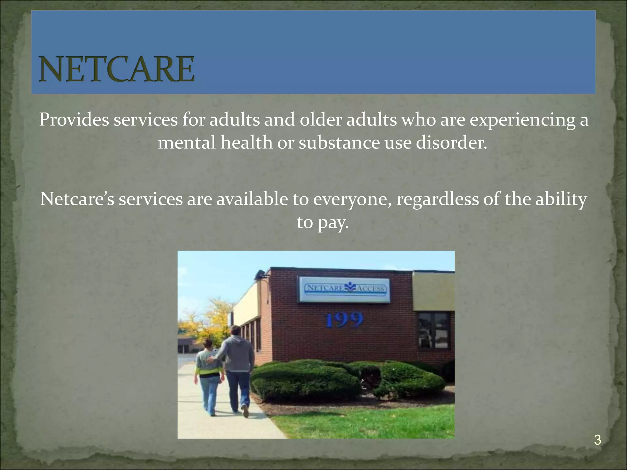 Netcare Access Overview of Services | PPT