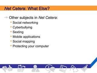 Net Cetera | Provided by: FTC | PPT