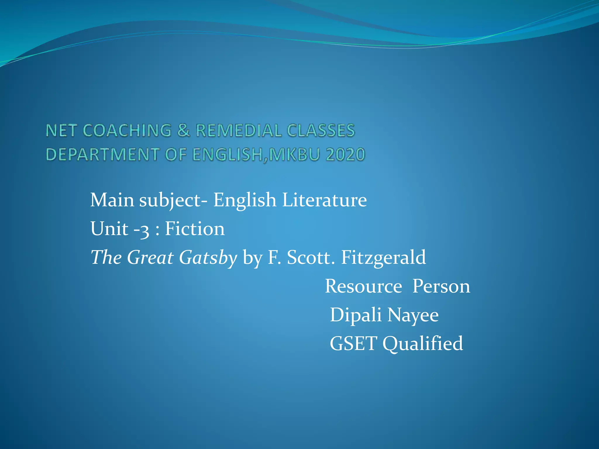 Net coaching & remedial classes | PPTX | Fiction | Books and Literature