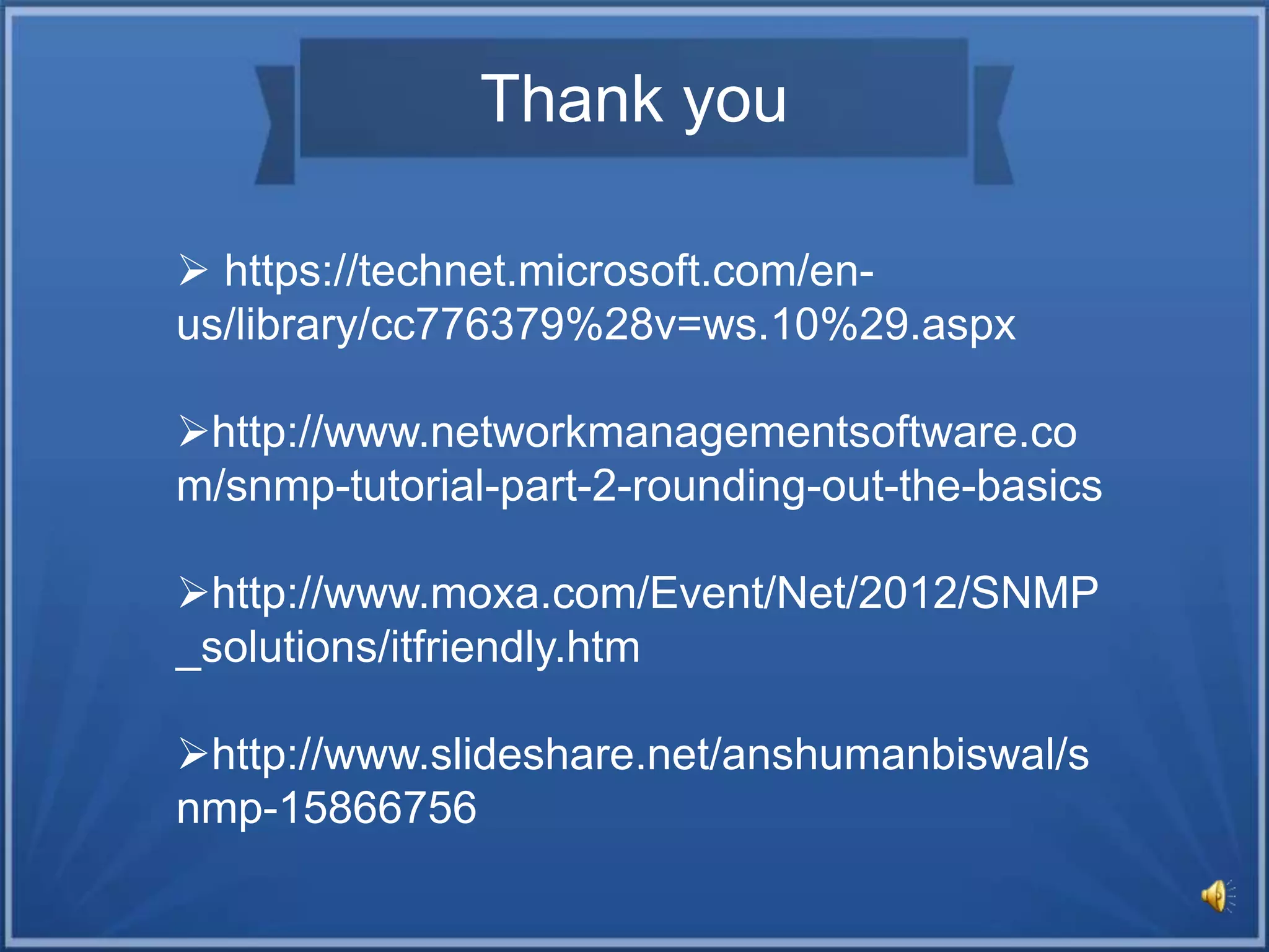Simple Network Management Protocol | PPTX