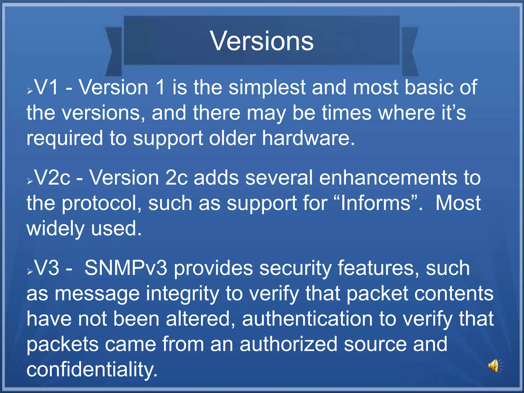 Simple Network Management Protocol | PPTX