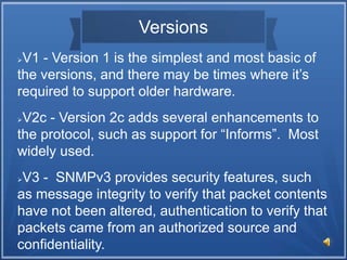 Simple Network Management Protocol | PPTX