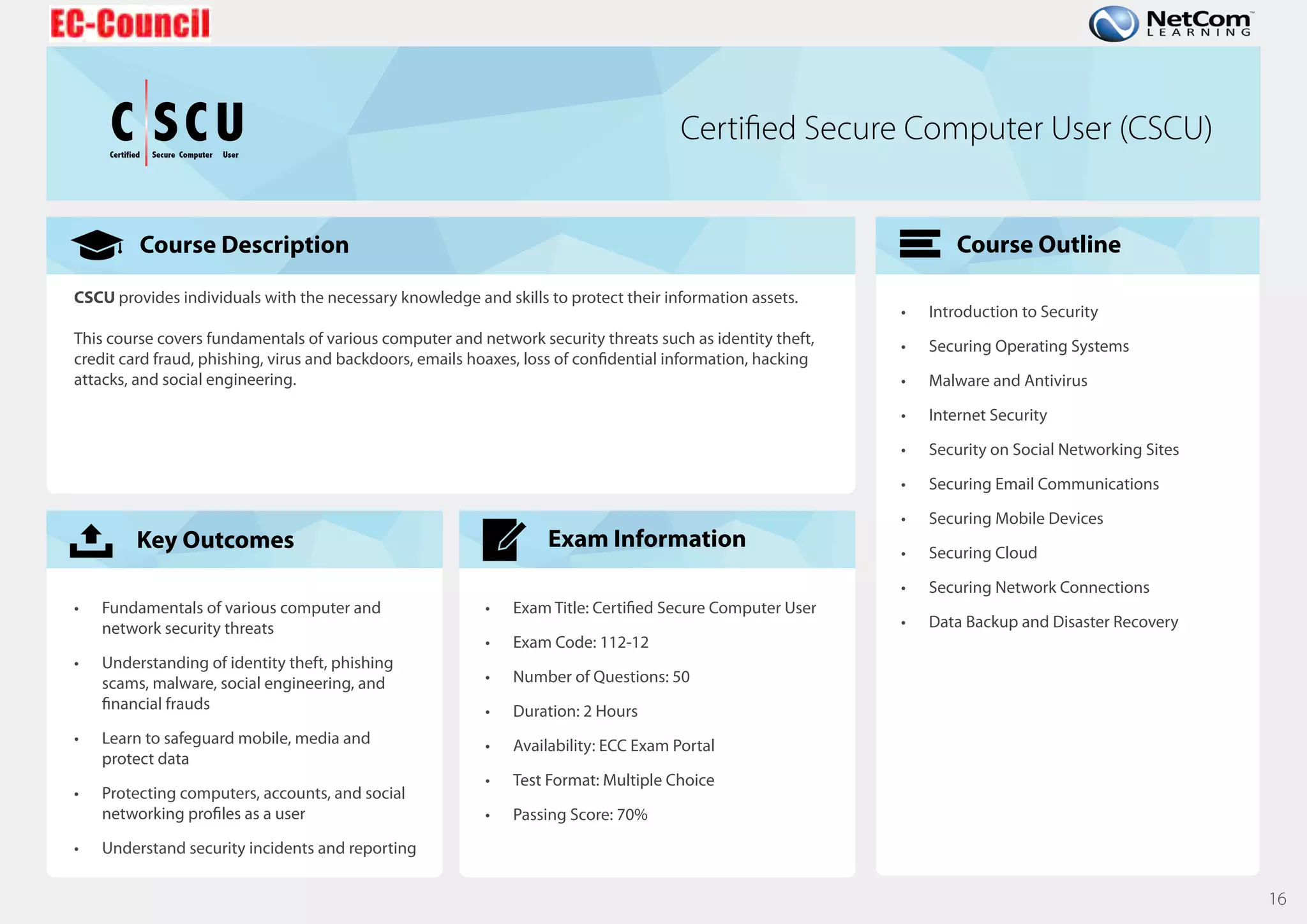 EC-Council Certification Roadmap and Course Catalog | PDF