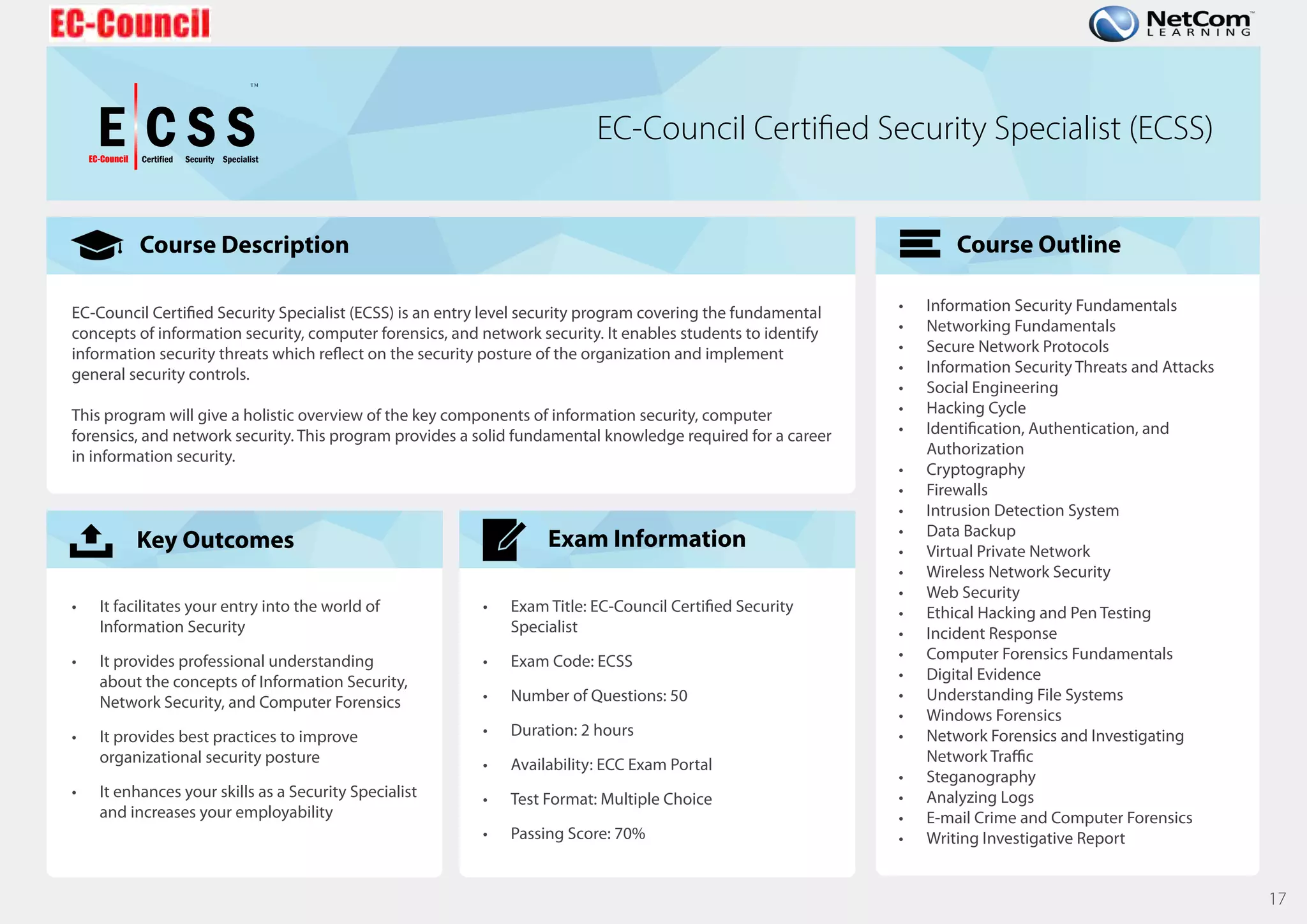 EC-Council Certification Roadmap and Course Catalog | PDF