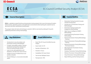 EC-Council Certification Roadmap and Course Catalog | PDF