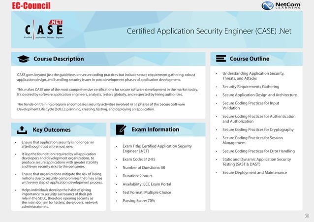 EC-Council Certification Roadmap and Course Catalog | PDF