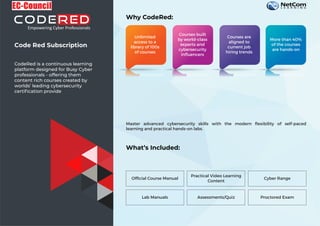 EC-Council Certification Roadmap and Course Catalog | PDF