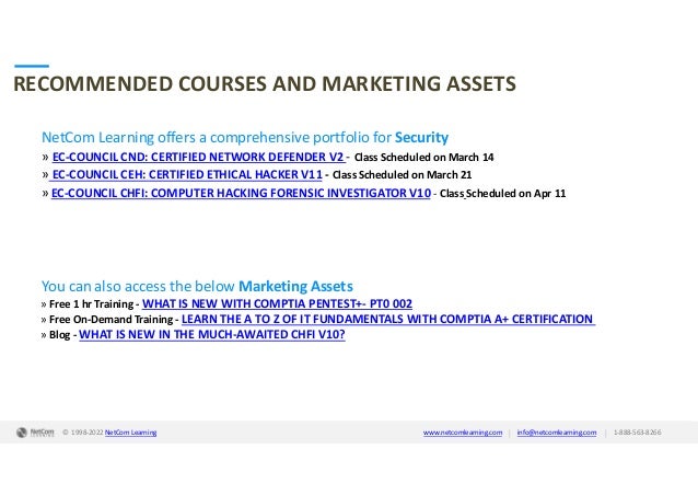 CHFI First Look by NetCom Learning - A Free Course on Digital Forensics | PDF