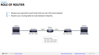 NetCom learning webinar start your network foundations with ccna(handouts) | PPTX