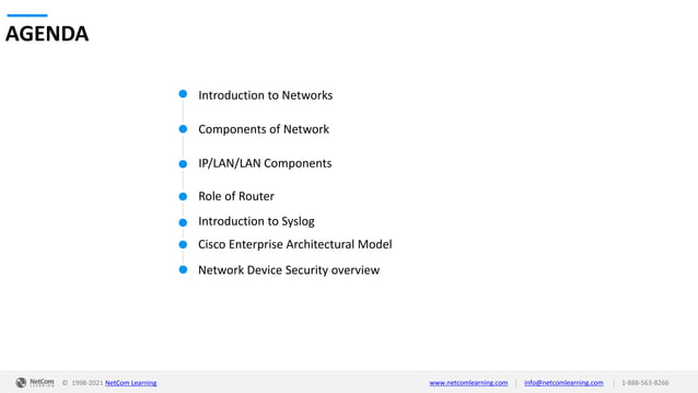 NetCom learning webinar start your network foundations with ccna(handouts) | PPT