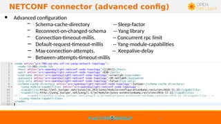Using Netconf/Yang with OpenDalight | PDF